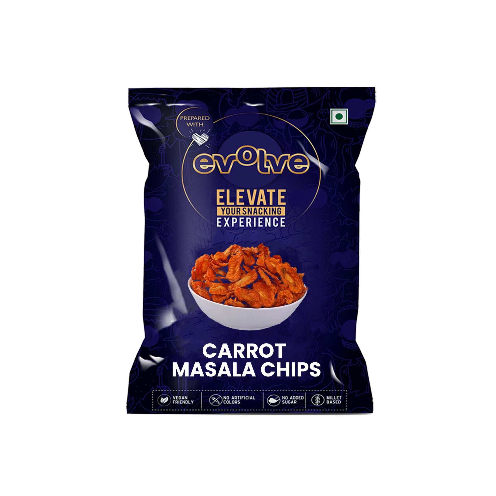 Carrot Masala Chips – Evolve Snacks