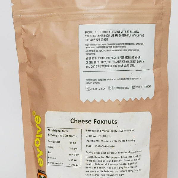 Cheese Fox Nuts – Evolve Snacks